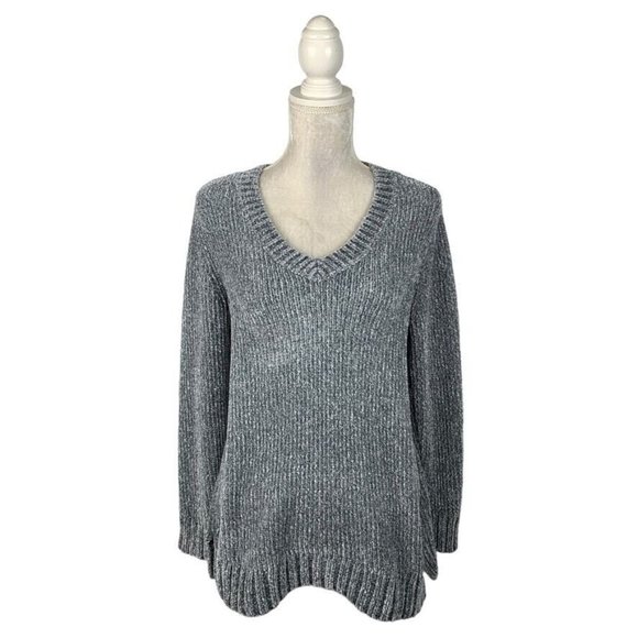 Orvis | Sweaters | Orvis Classic Collection Grey Chenille Pullover ...